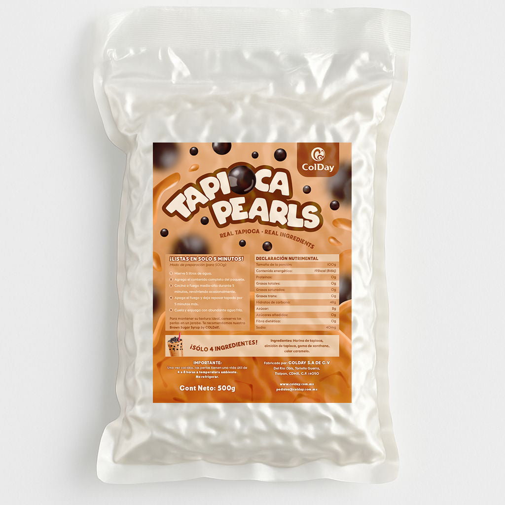 Perlas Tapioca (Boba) - 6 Pack 500g c/u. - Cocción rápida 5 min ...